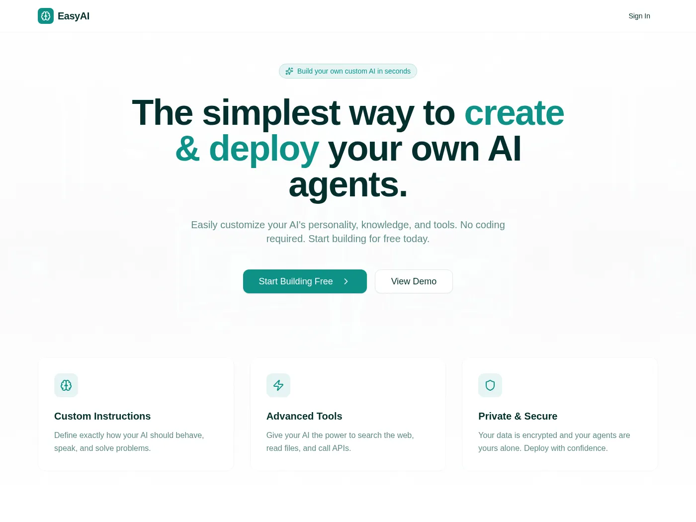 Easy AI Builder