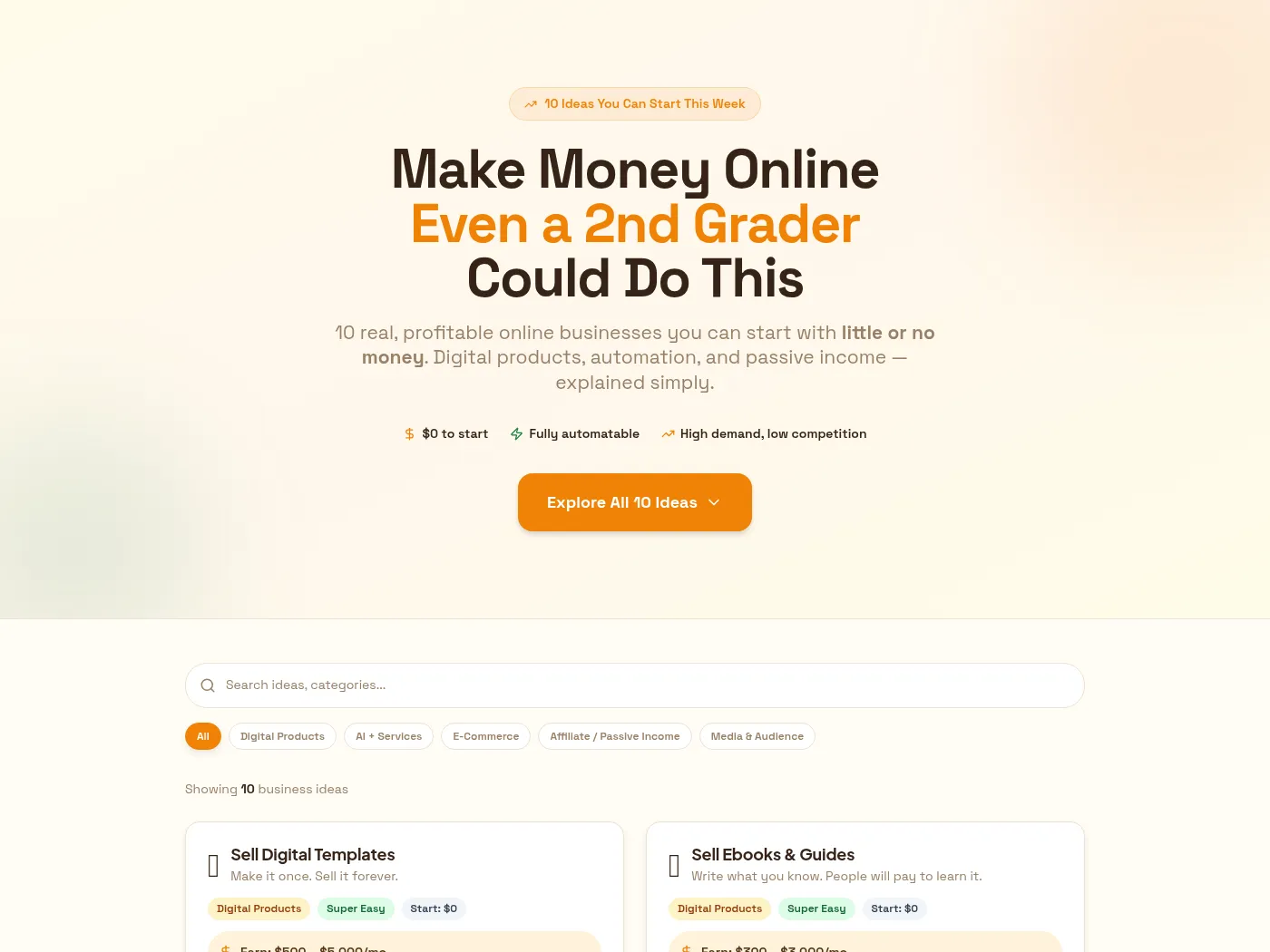 Easy Online Biz Generator