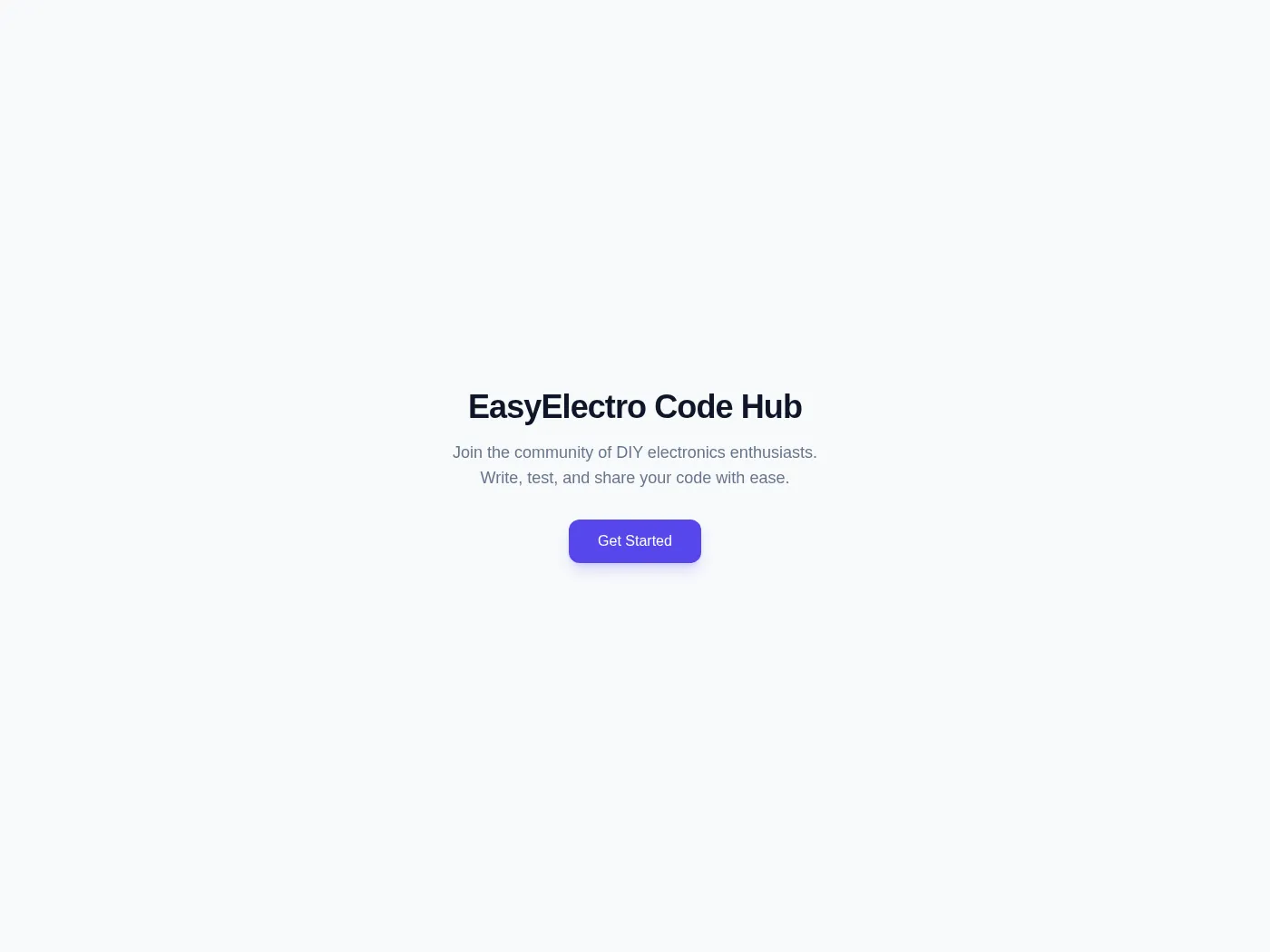 EasyElectro Code Hub