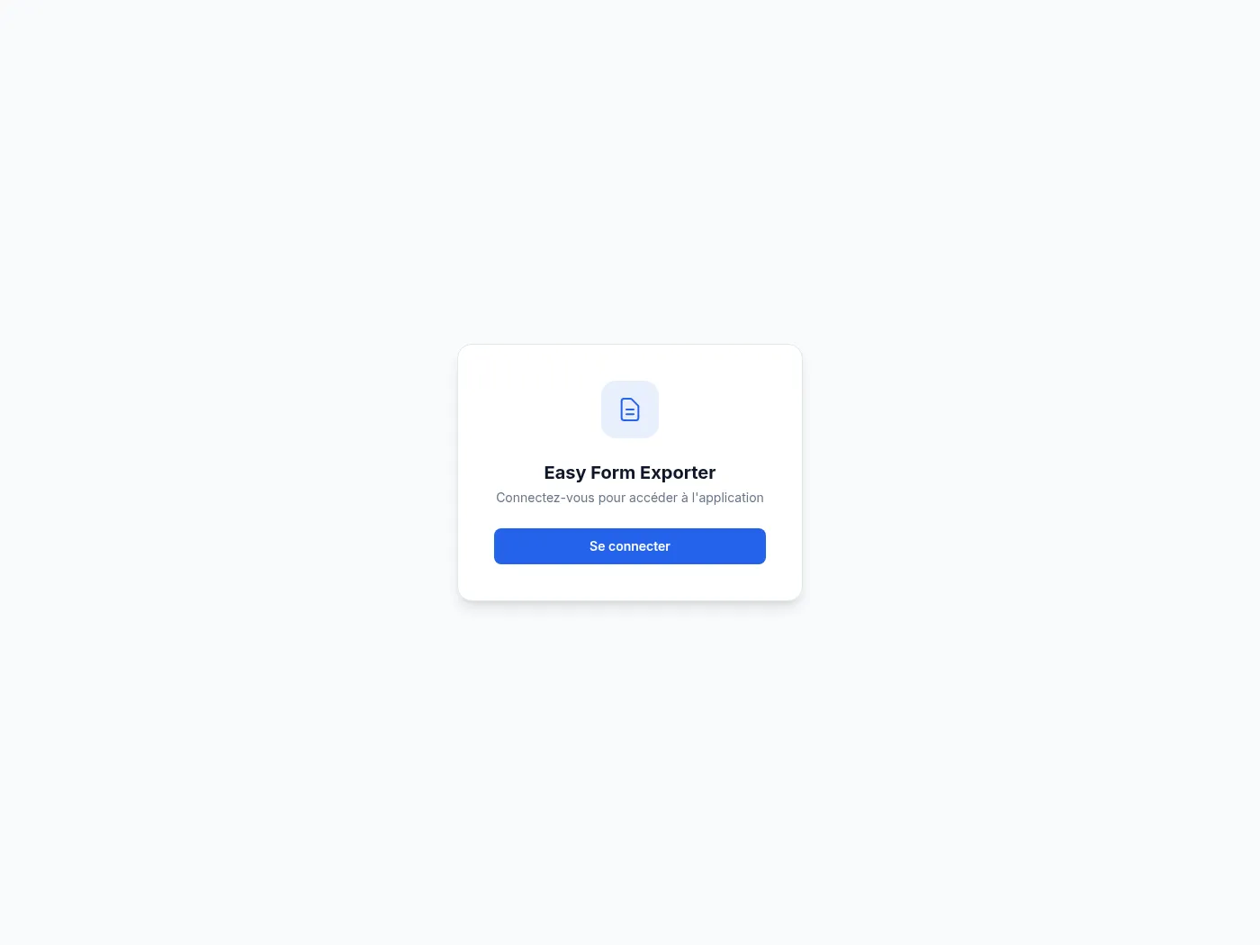 Easy Form Exporter
