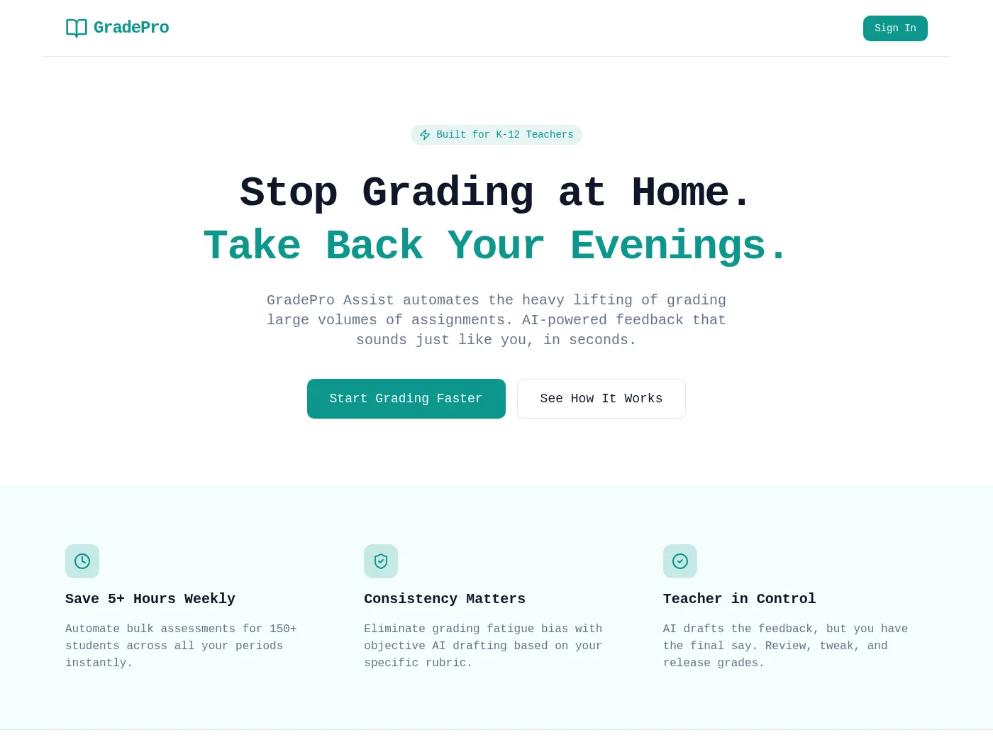 GradePro Assist