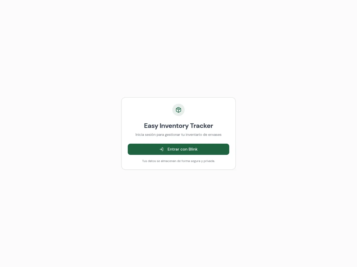 Easy Inventory Tracker