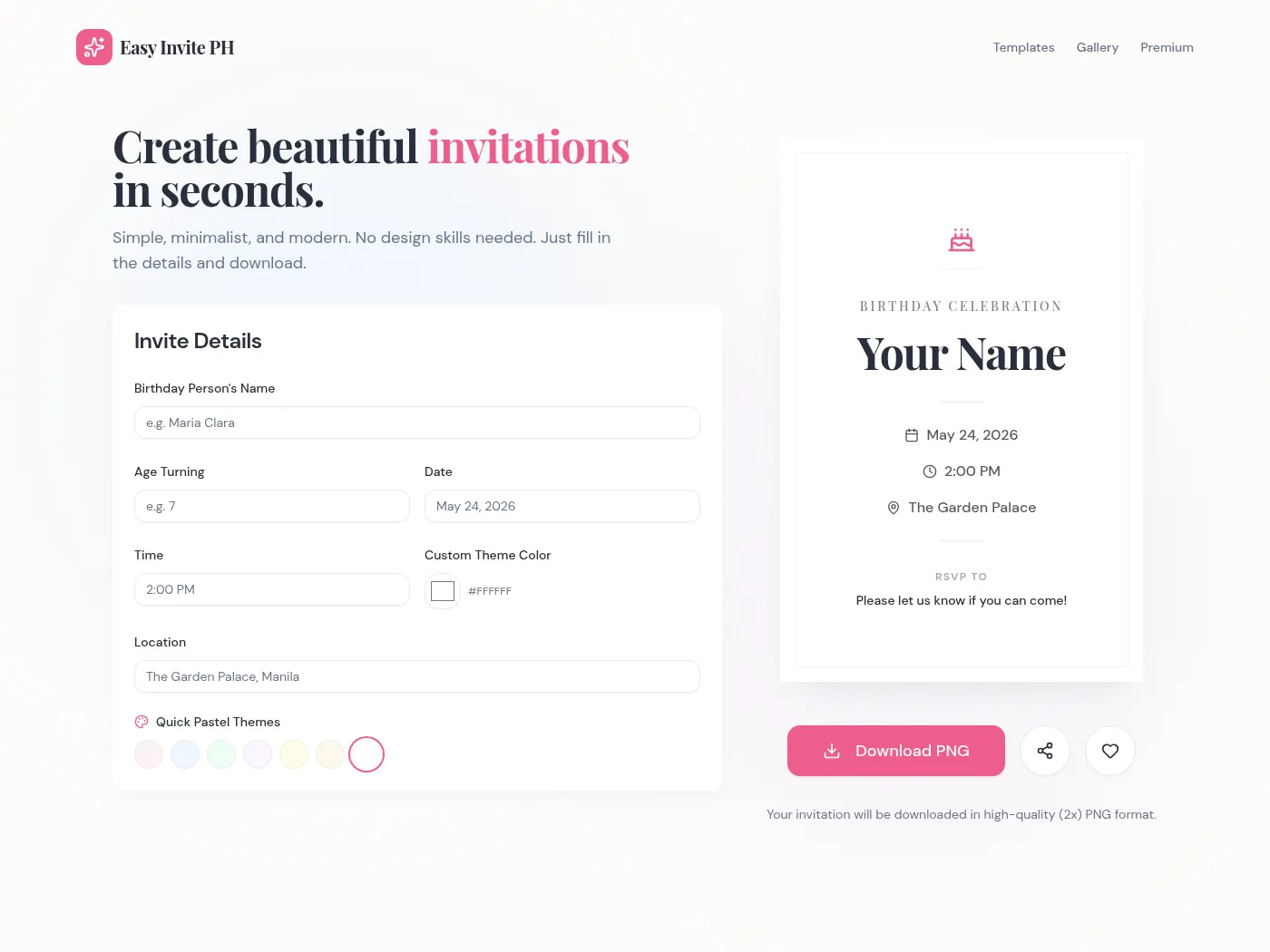 Easy Invite PH