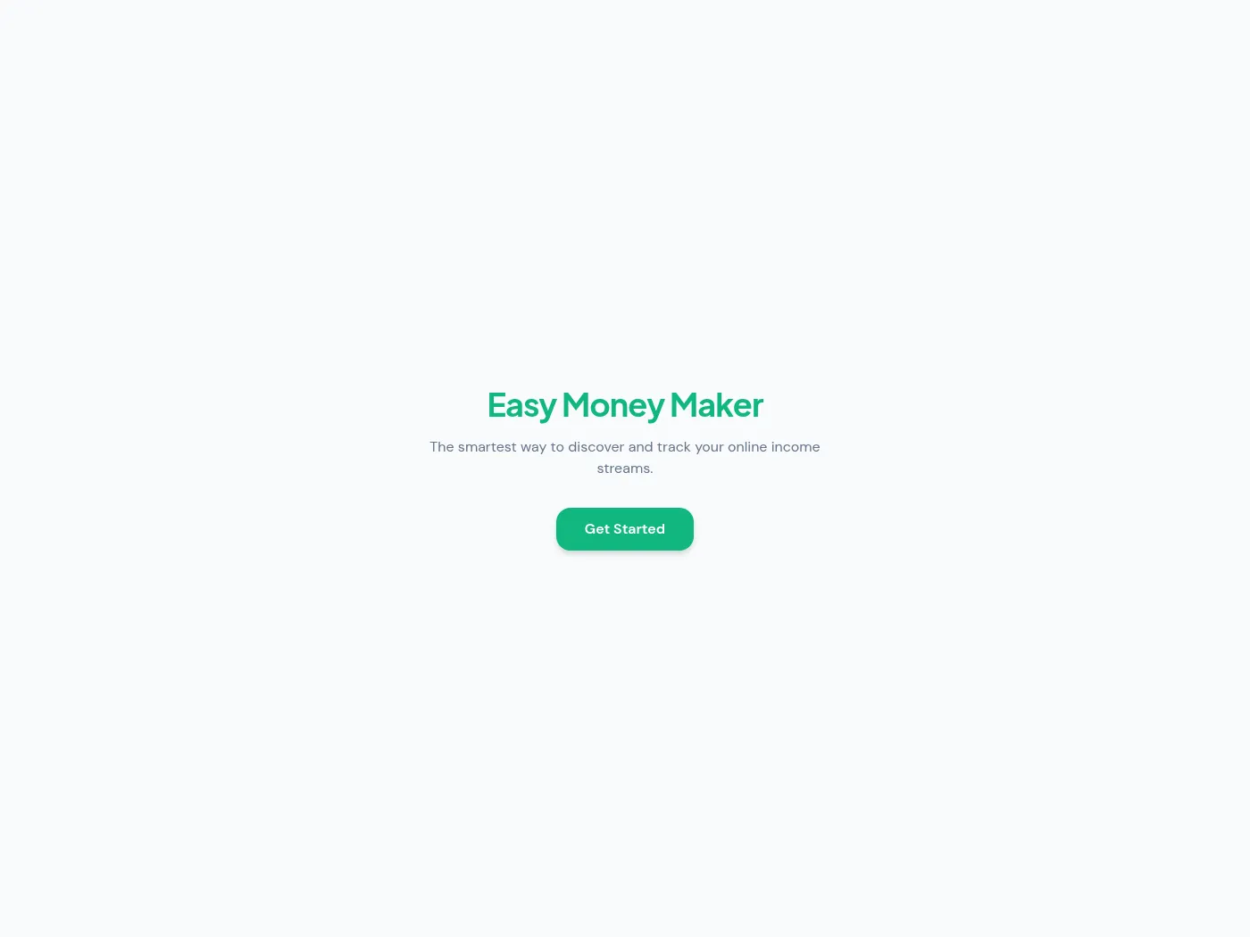 Easy Money Maker App