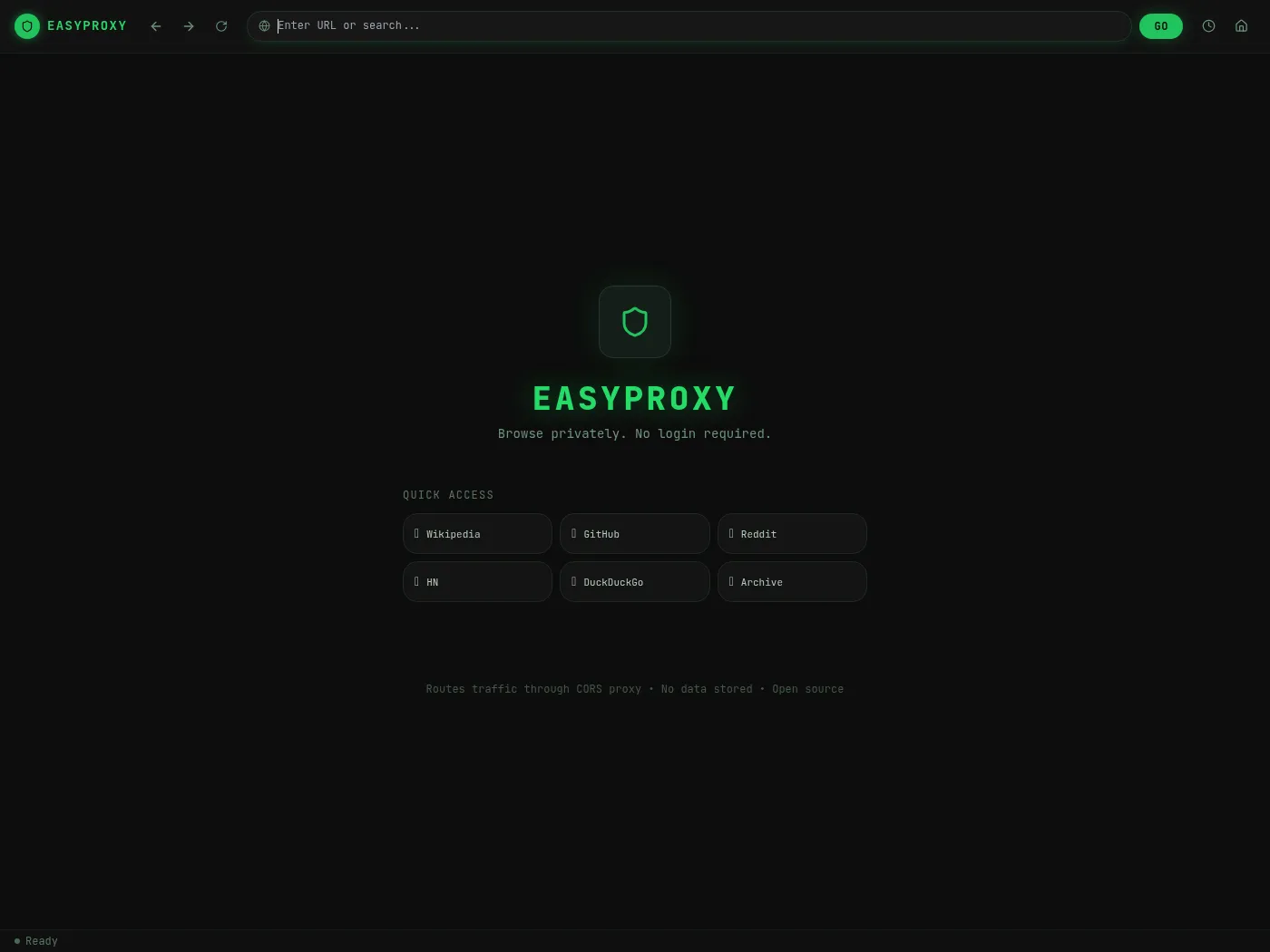 Easy Proxy Setup