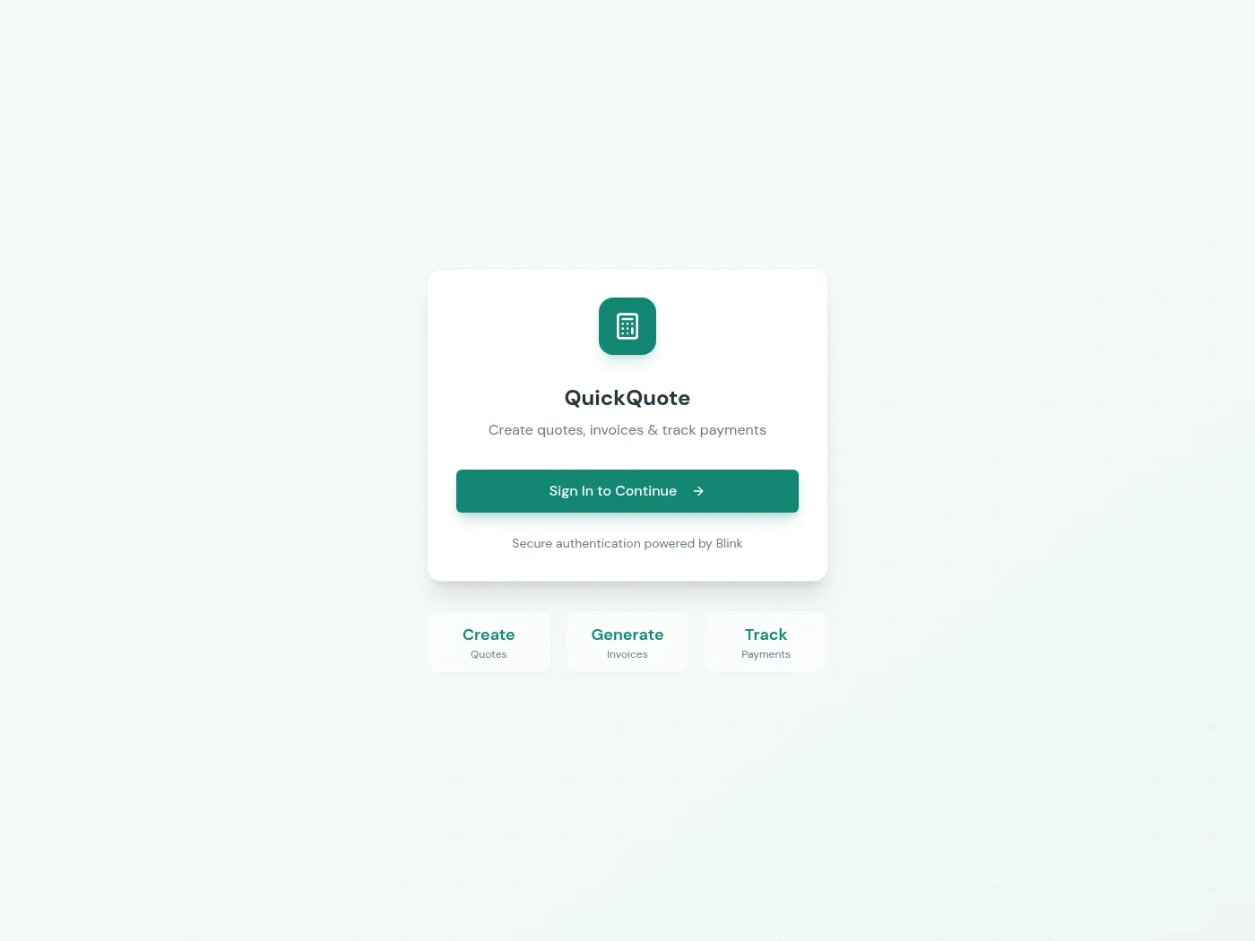 QuickQuote Invoice App