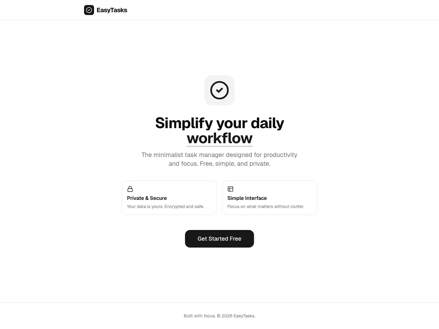 Easy Tasks Manager