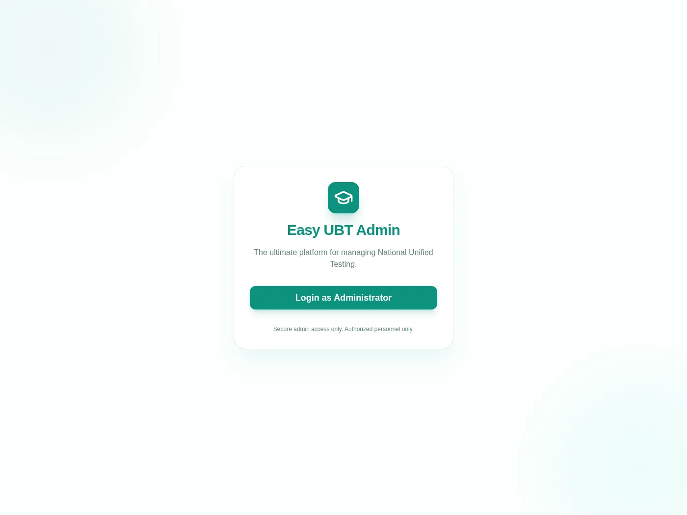 Easy UBT Admin Pro