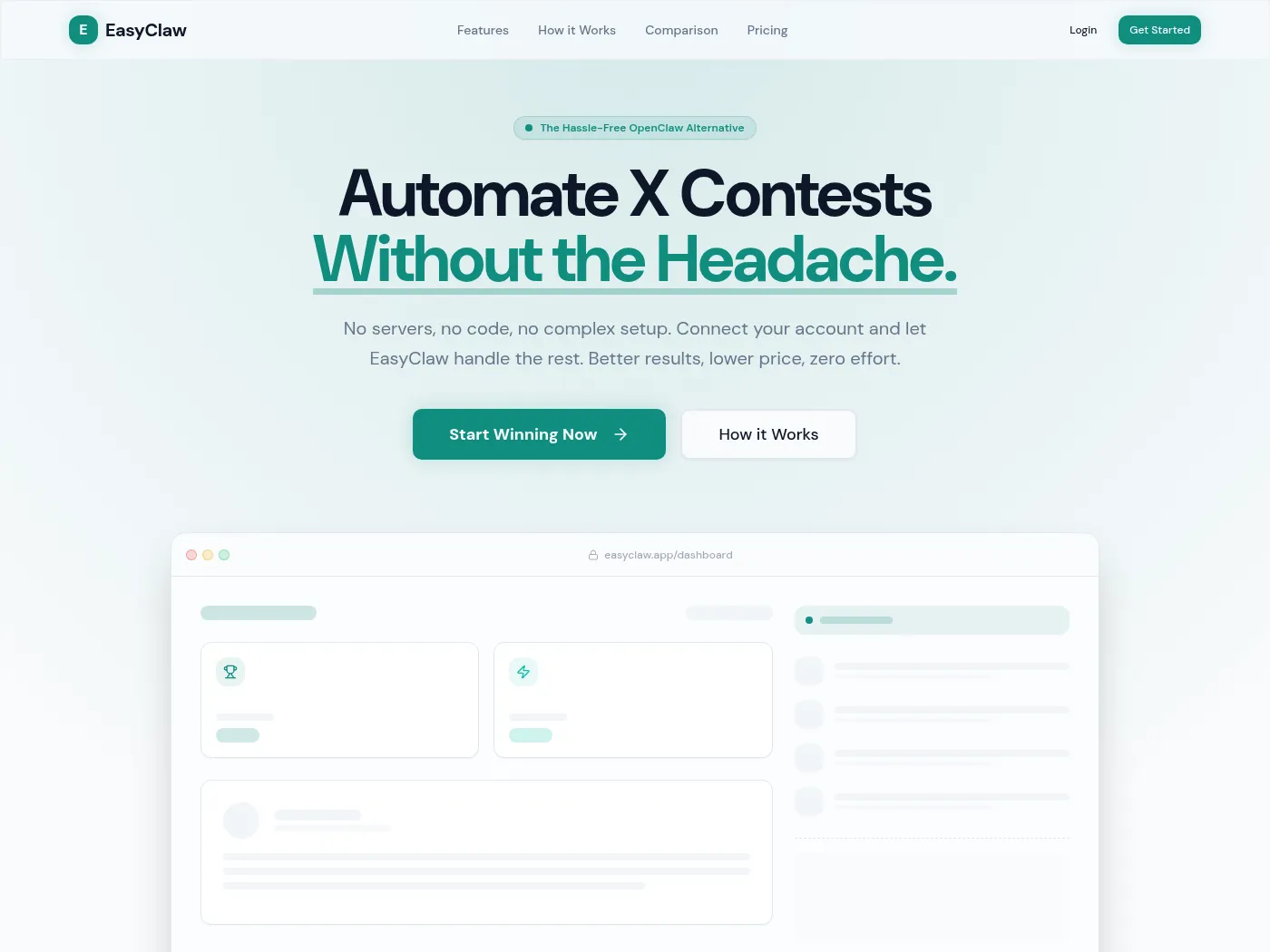 EasyClaw SaaS Site