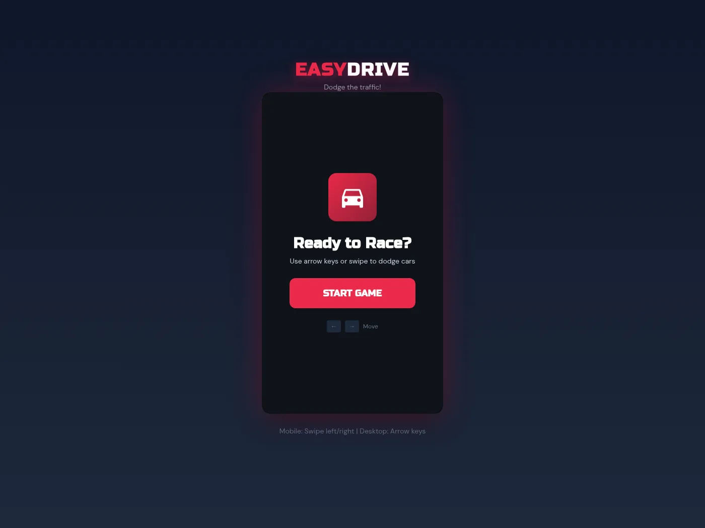 EasyDrive Car Game