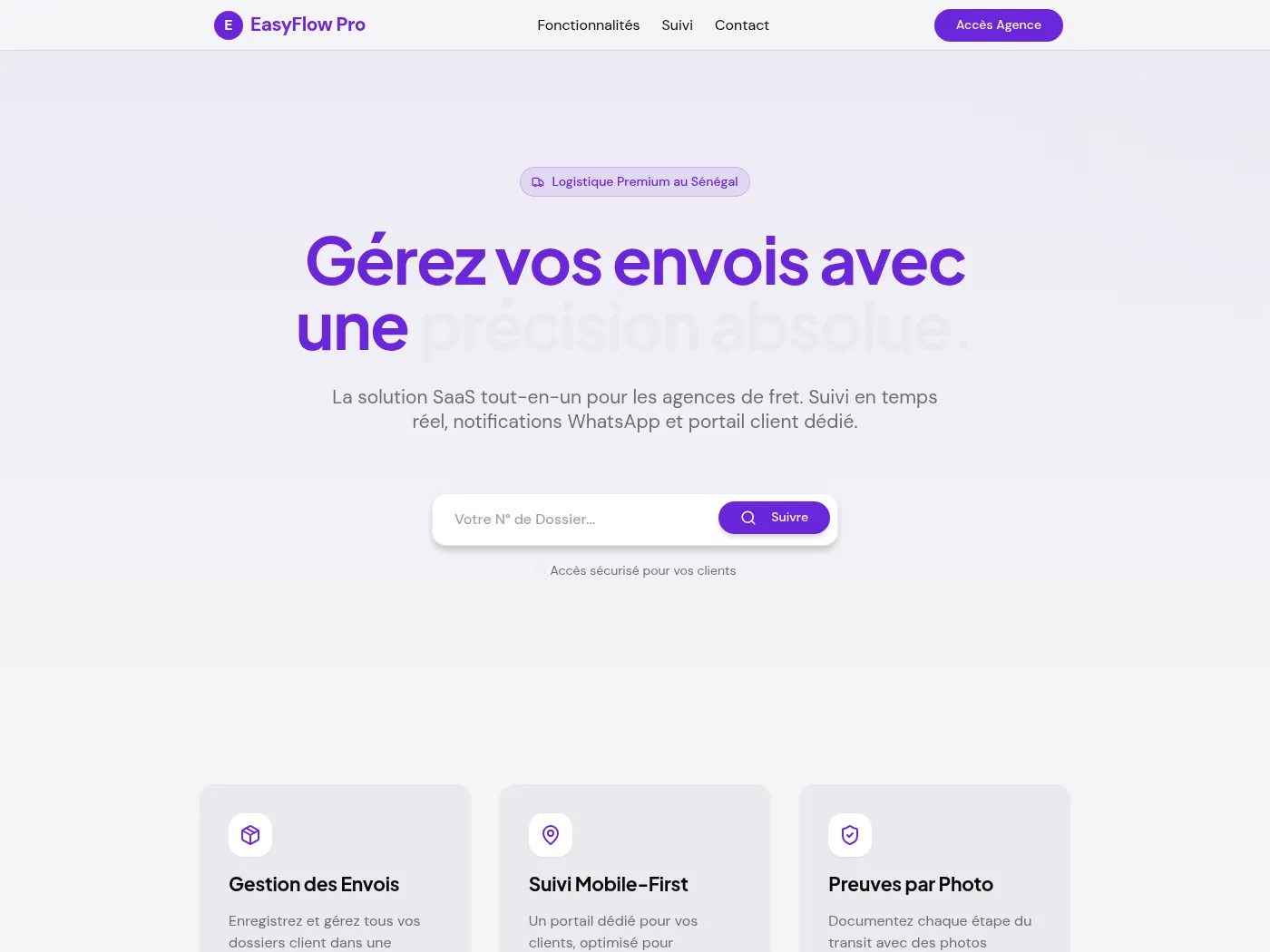 EasyFlow Pro Logistique