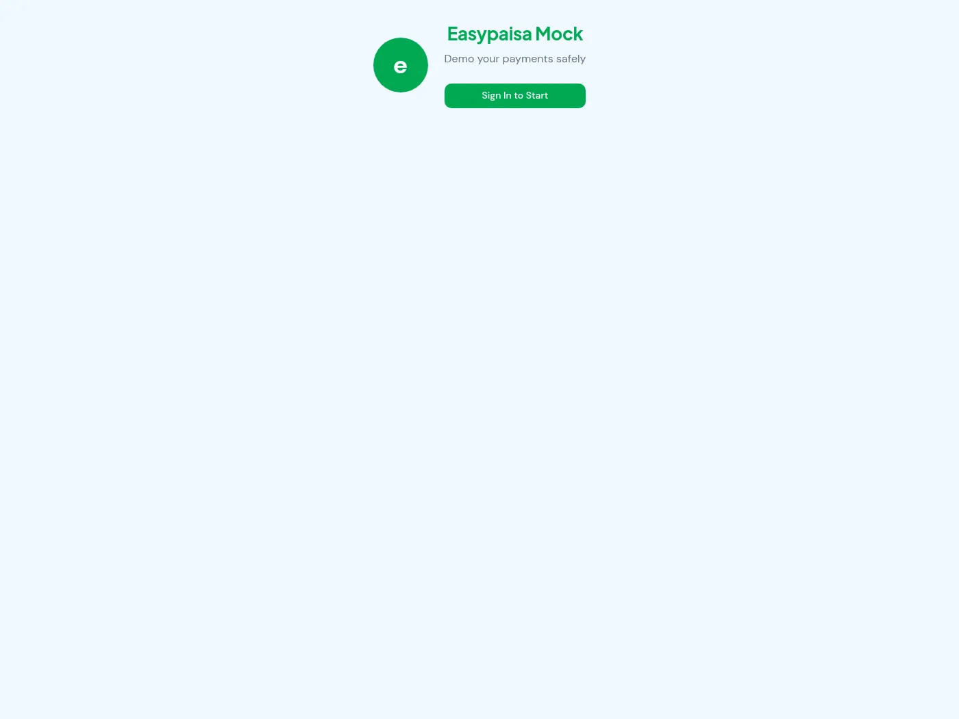 Easypaisa Mock Transaction