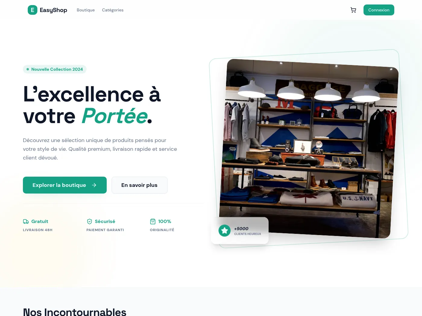 EasyShop E-Commerce