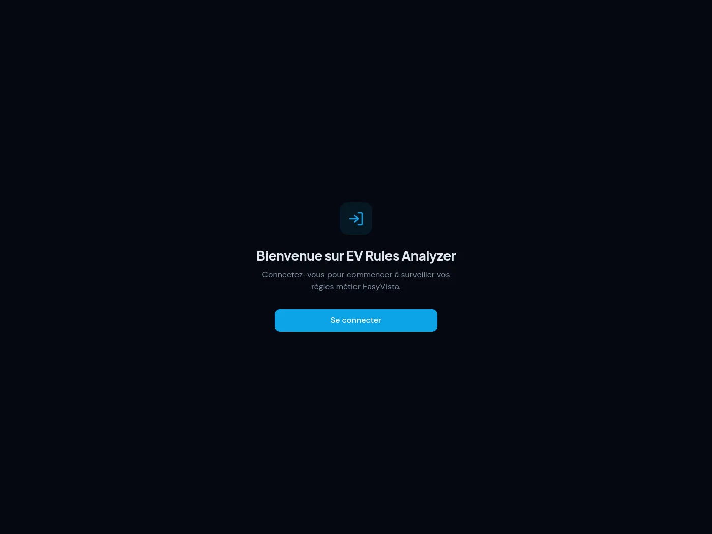 EasyVista Rules Analyzer