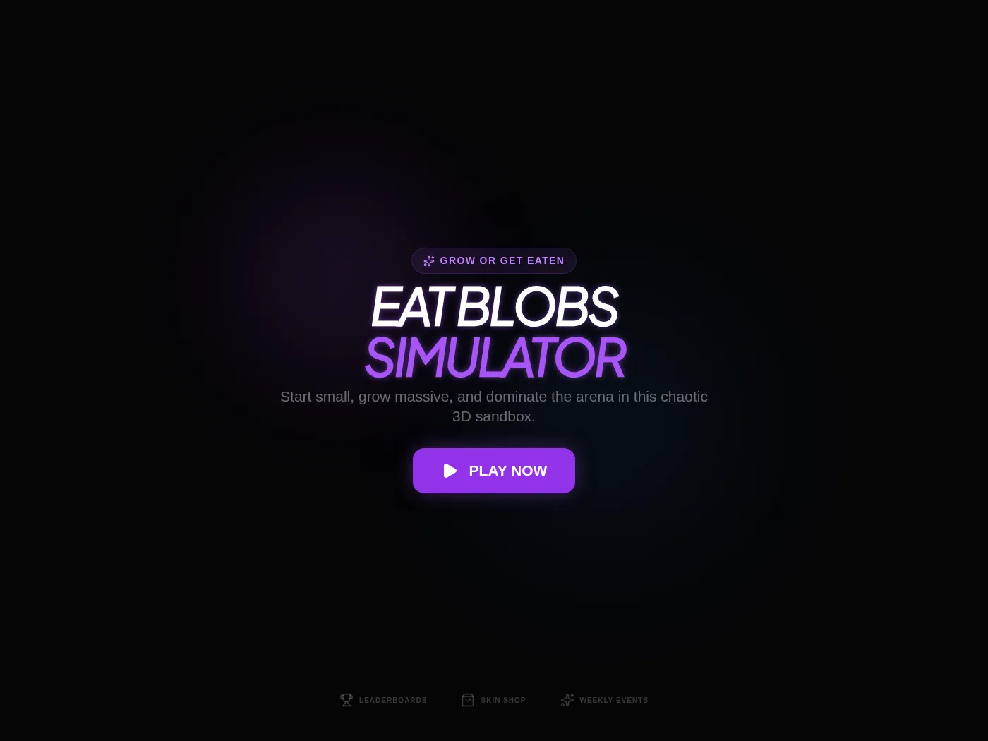 Eat Blobs Simulator