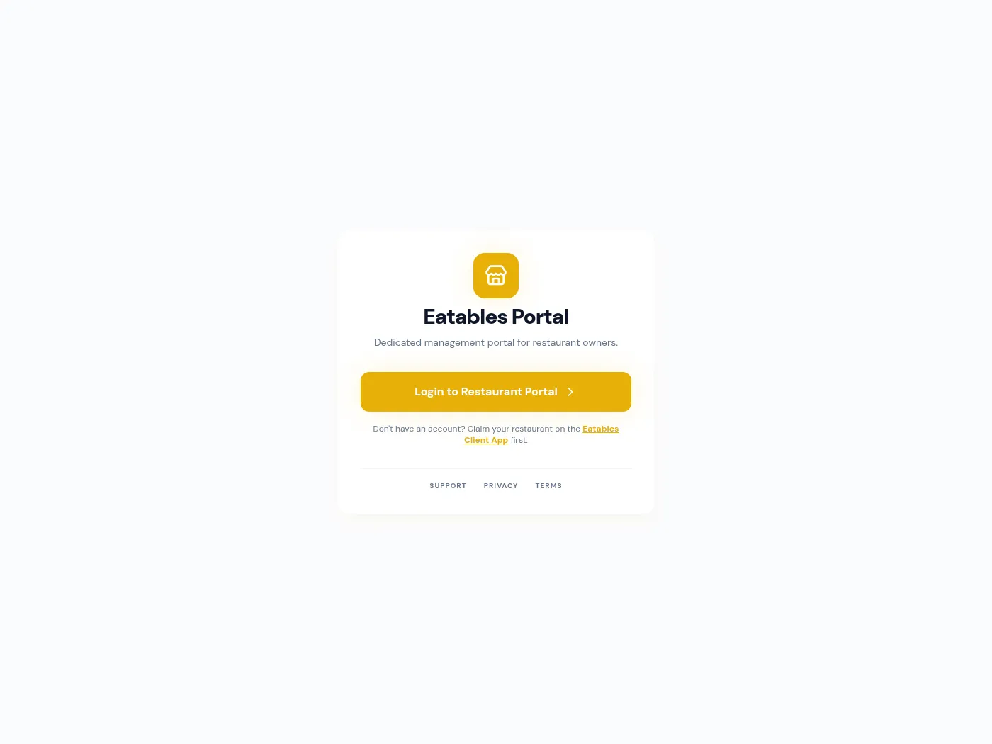 Eatables Portal