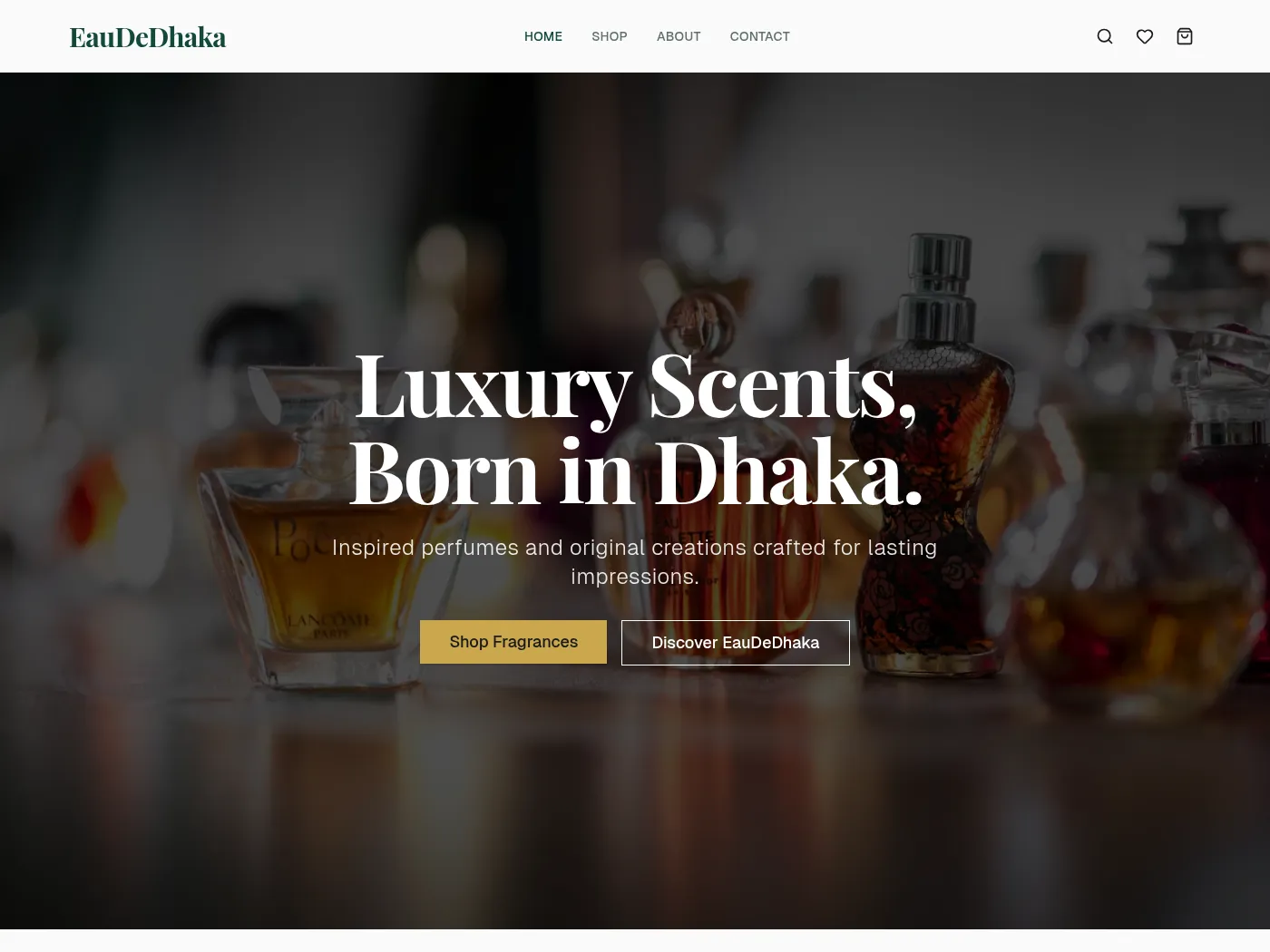 EauDeDhaka E-Commerce