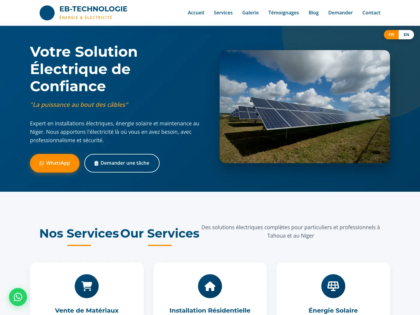 EB-Technologie Web Portal