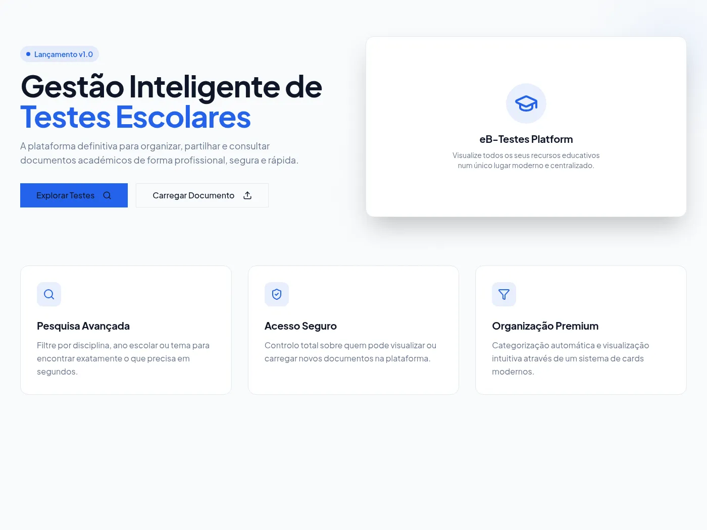 eB-Testes Platform