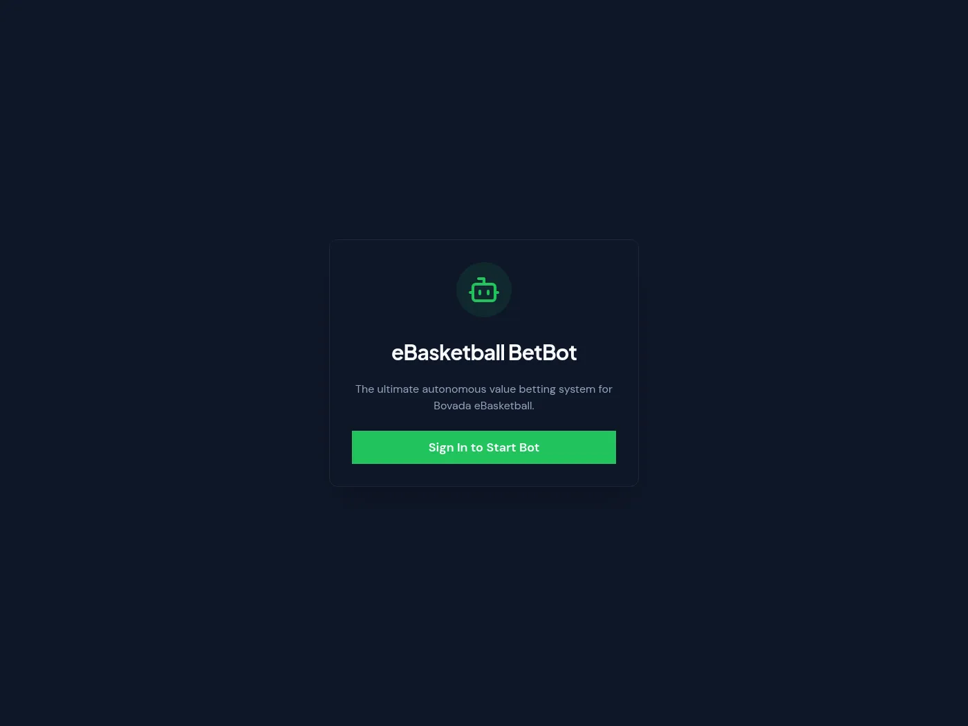eBasketball BetBot