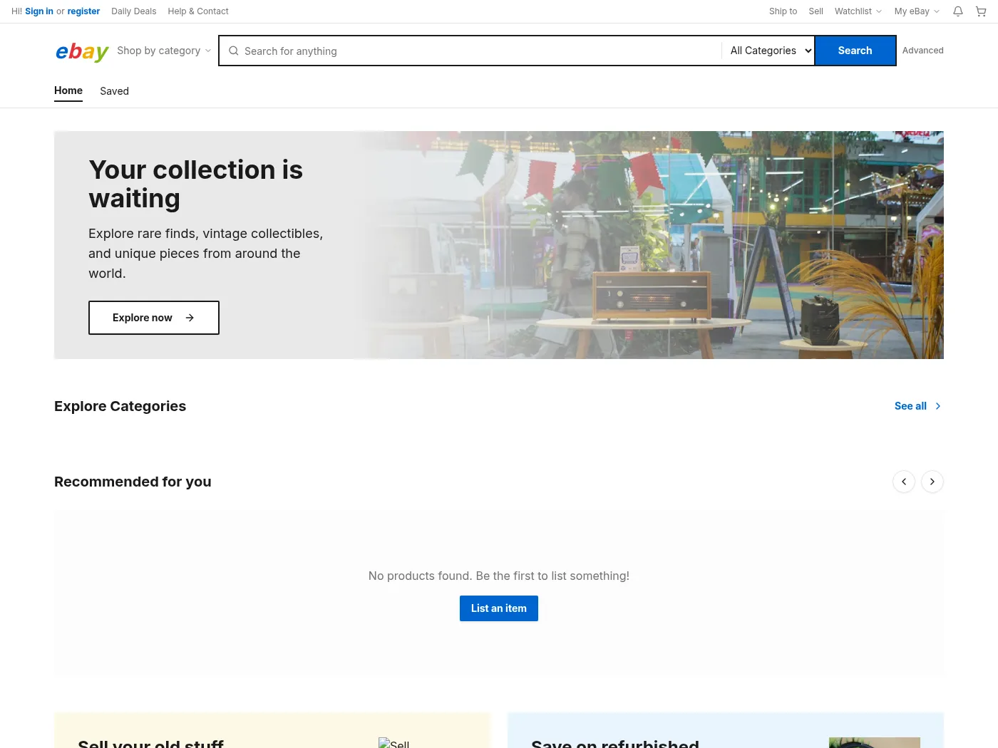 Ebay Marketplace Clone