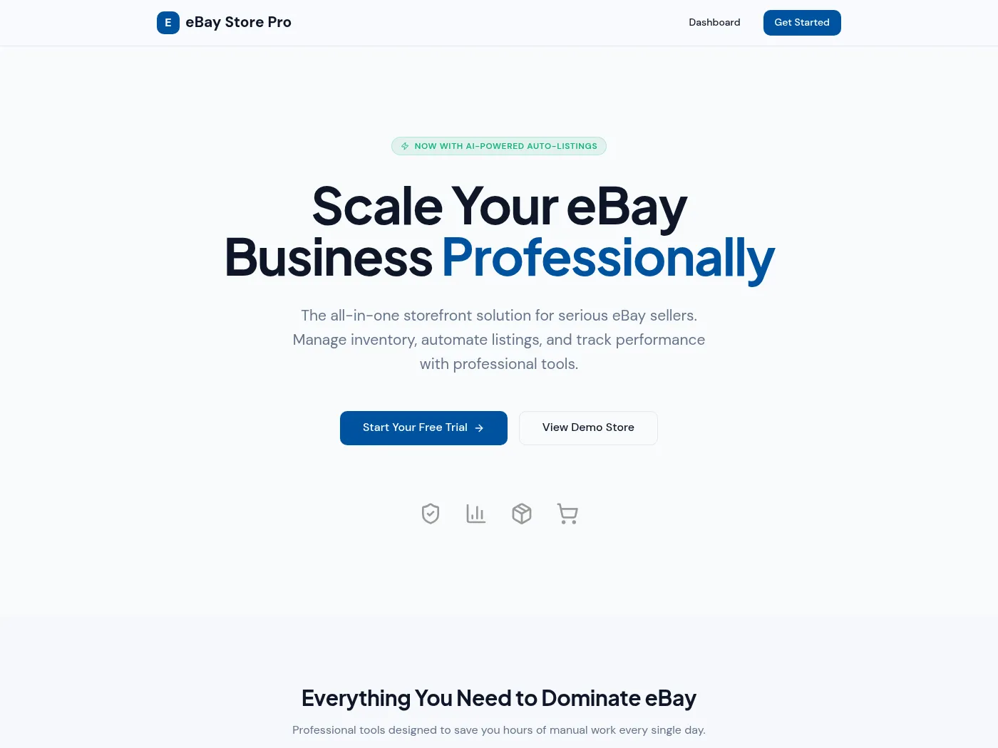 eBay Storefront Pro withs