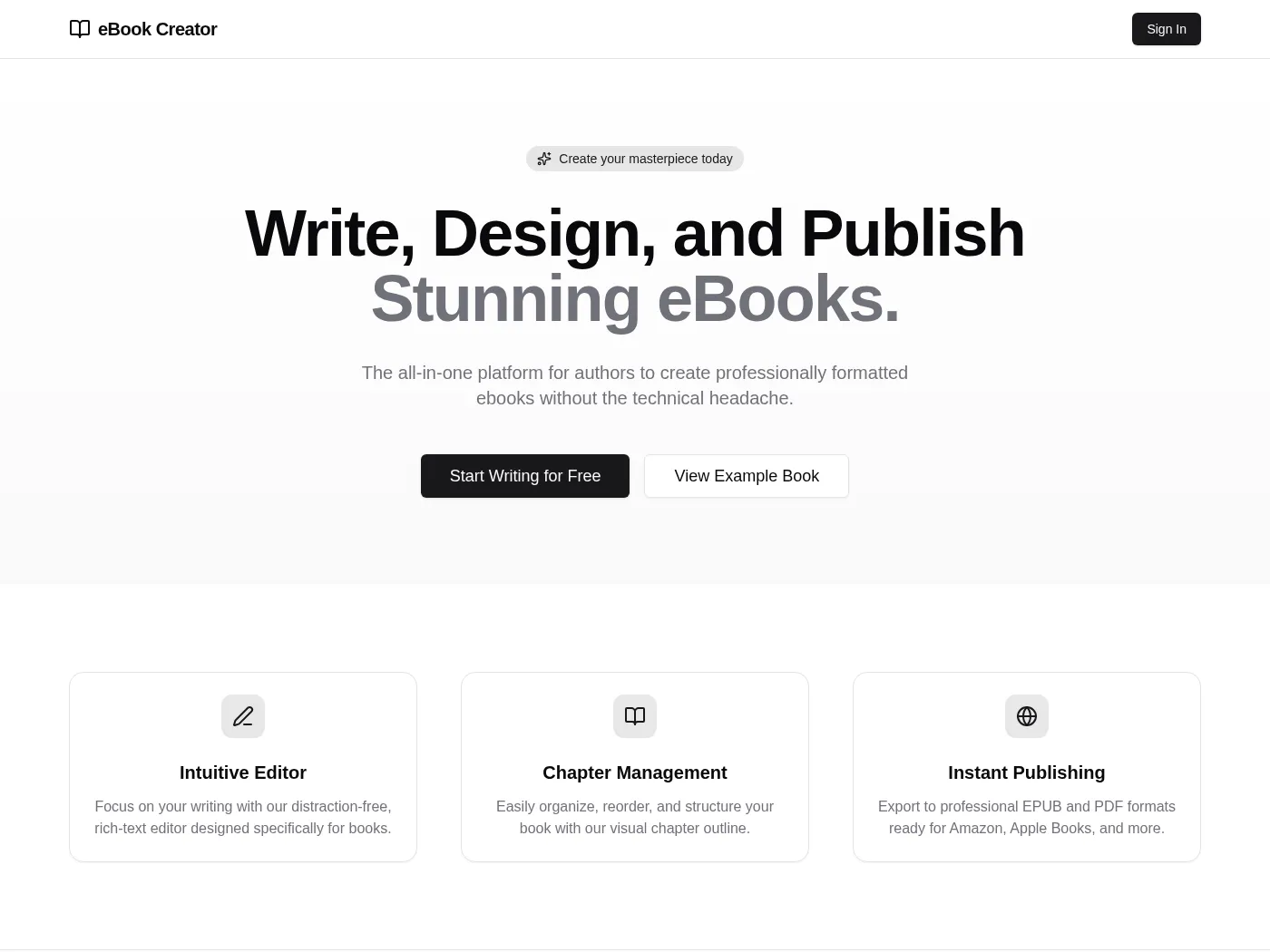 eBook Creator