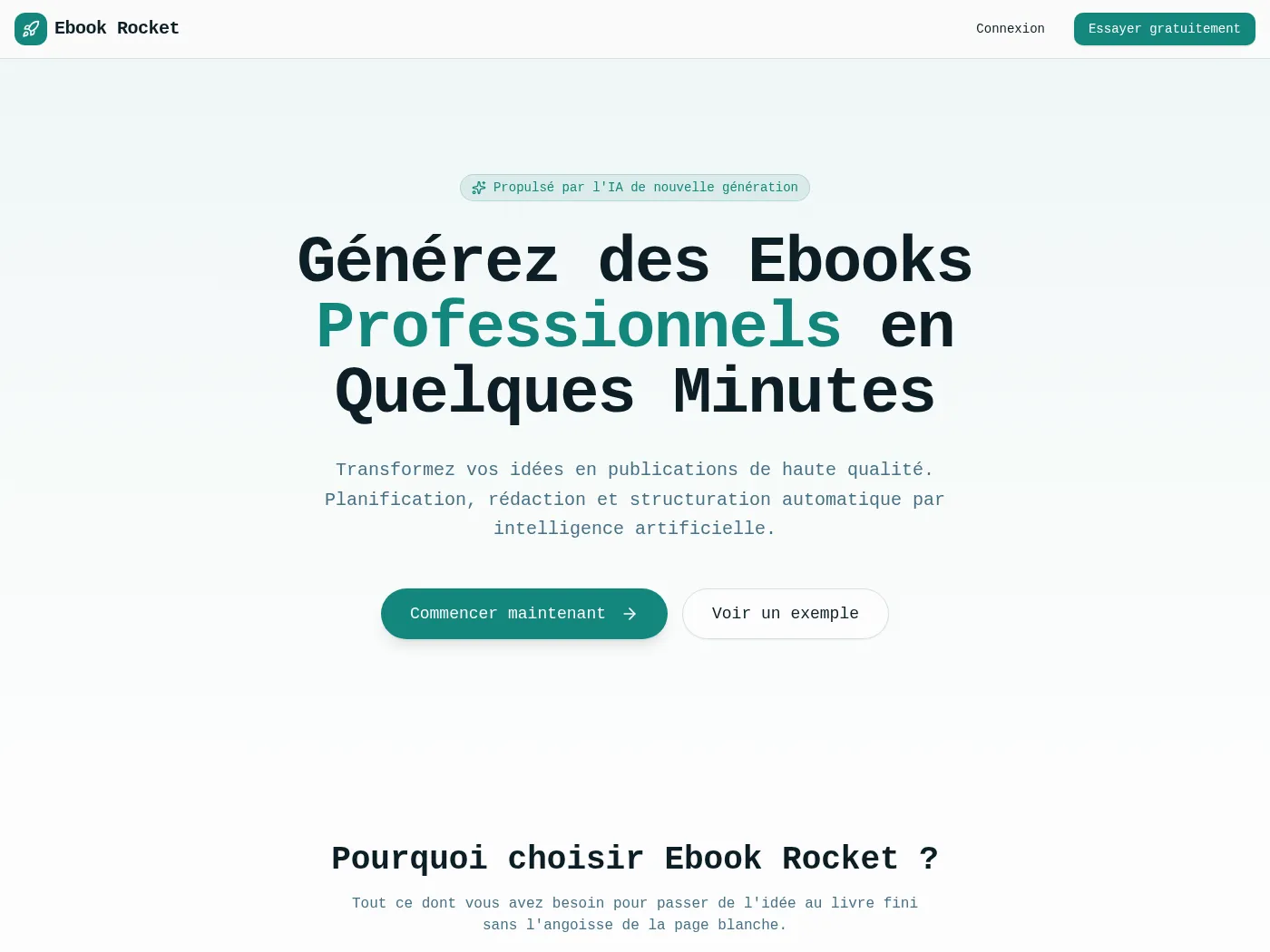 Ebook Rocket Generator