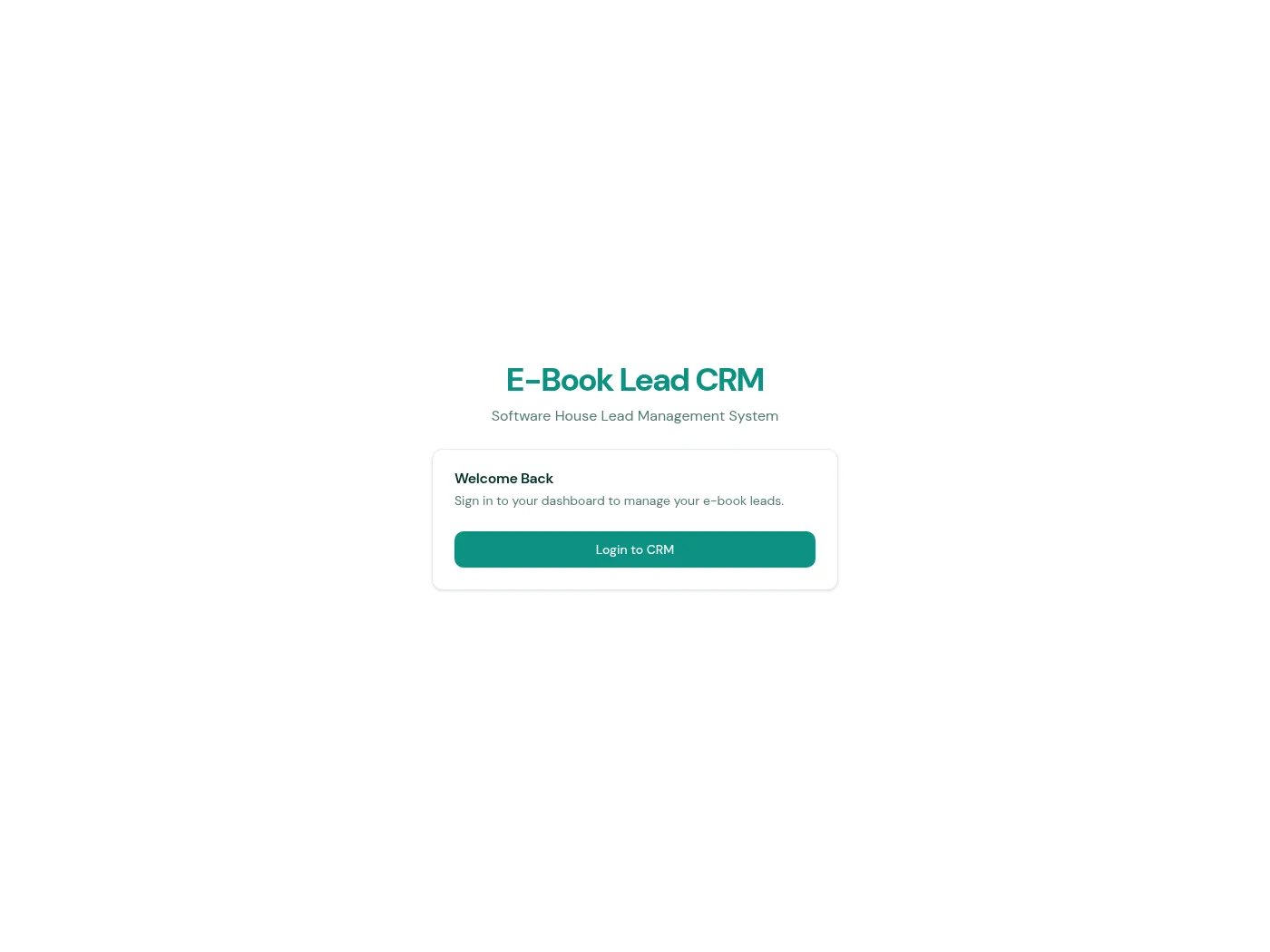 E-Book Lead CRM