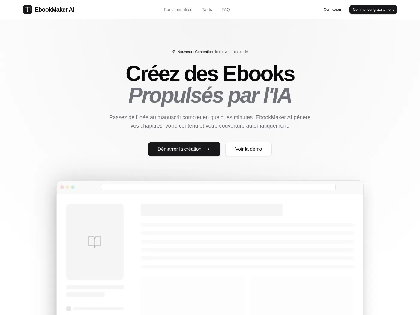 EbookMaker AI Clone