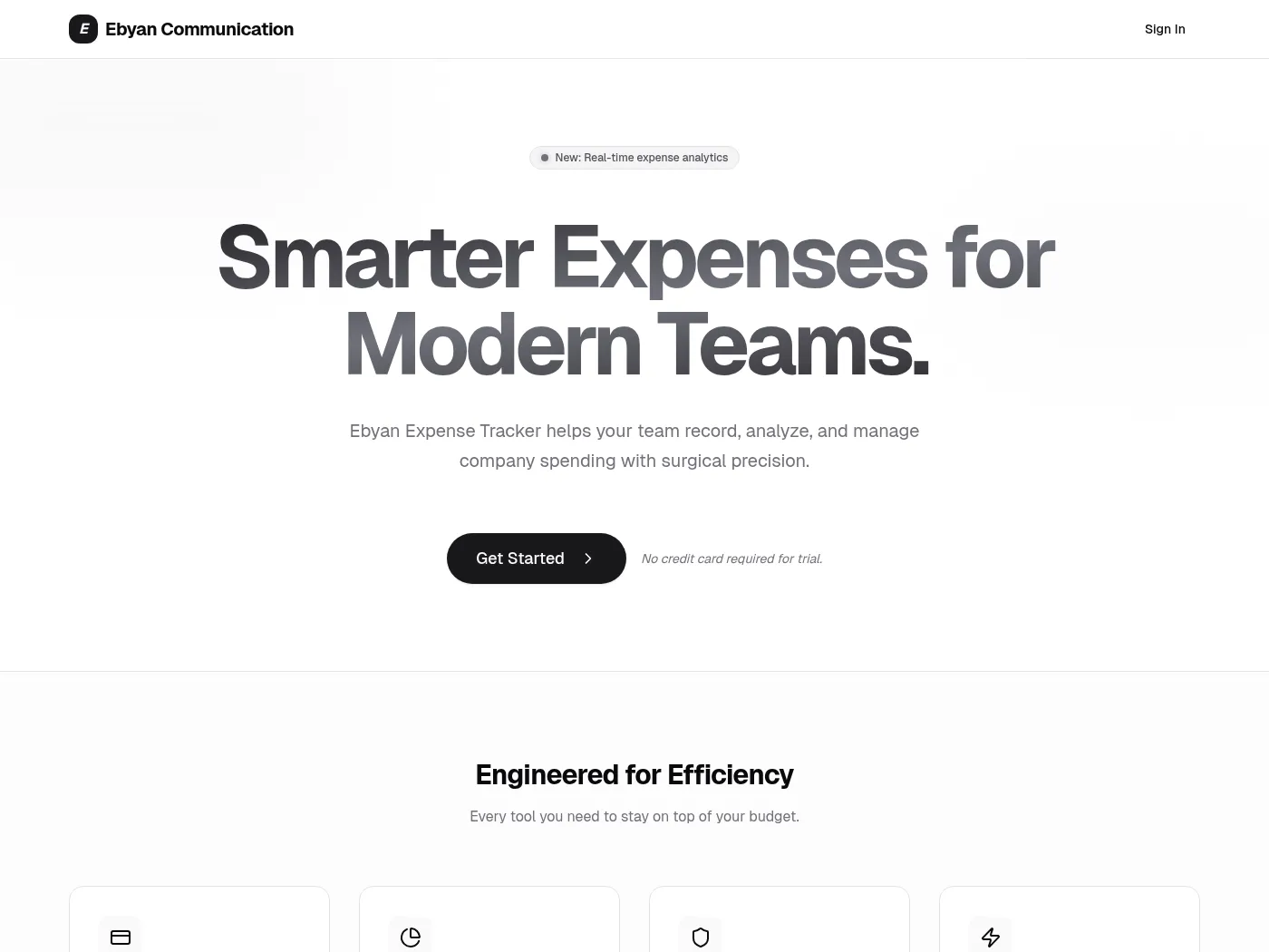 Ebyan Expense Tracker
