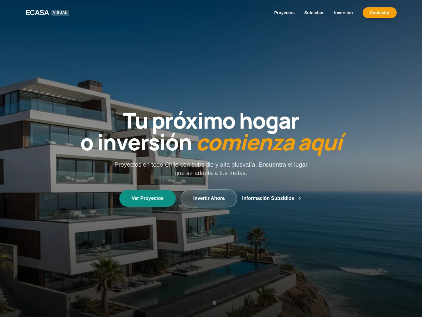 Ecasa Visual One Page