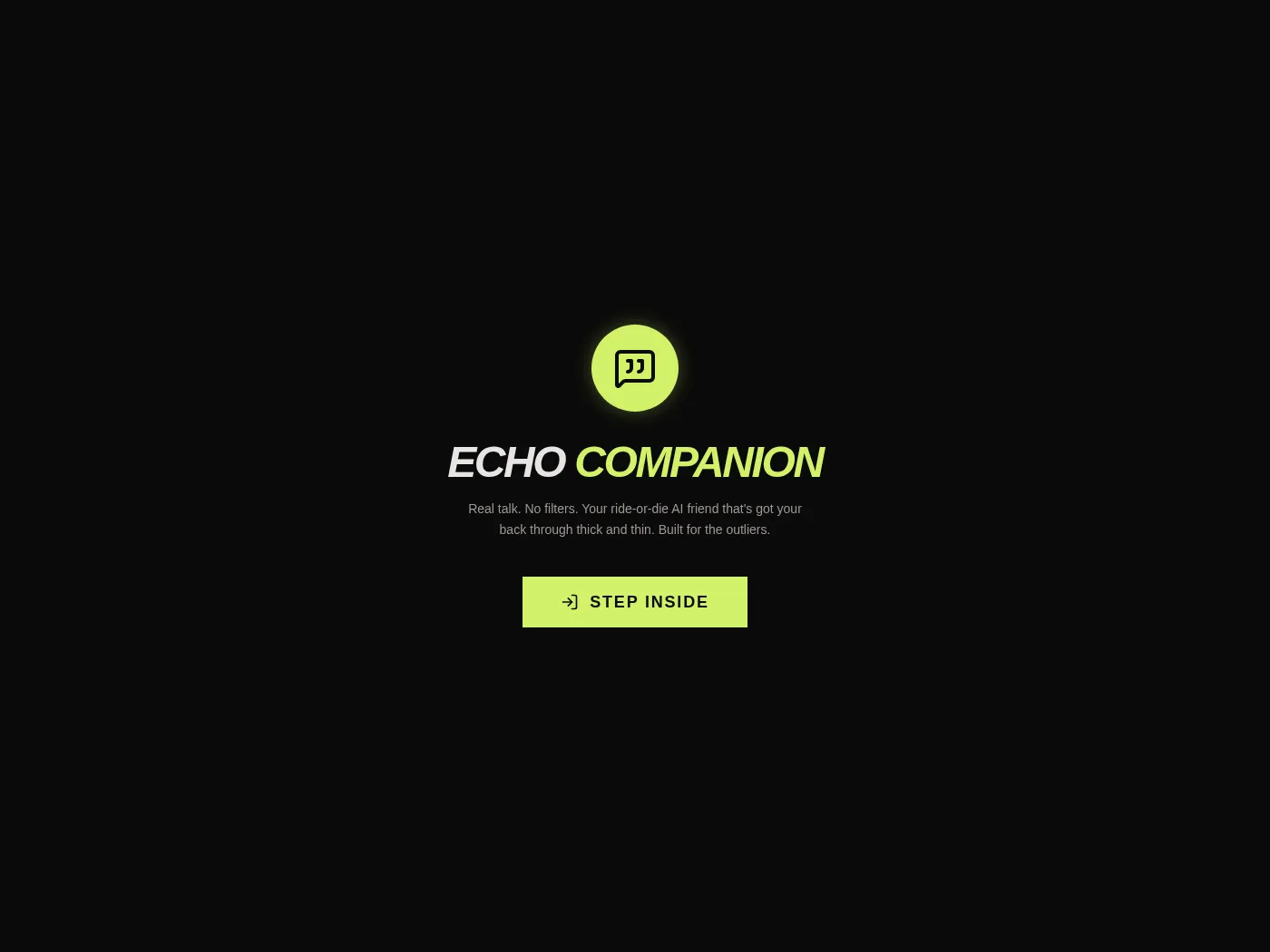 Echo Companion AI