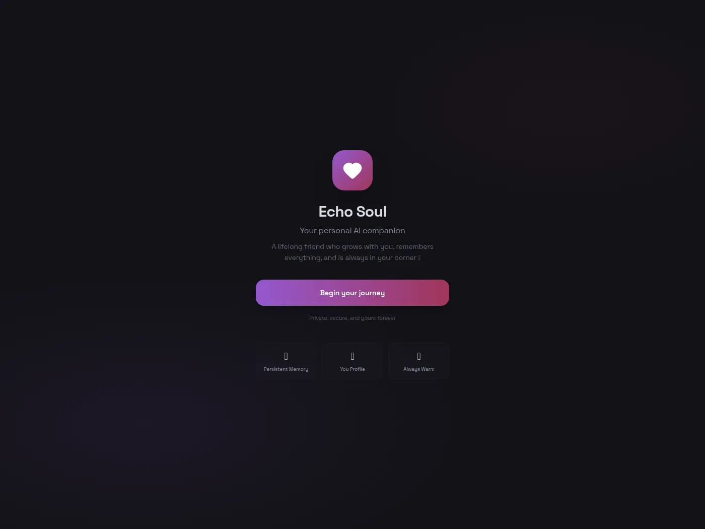 Echo Soul AI Companion