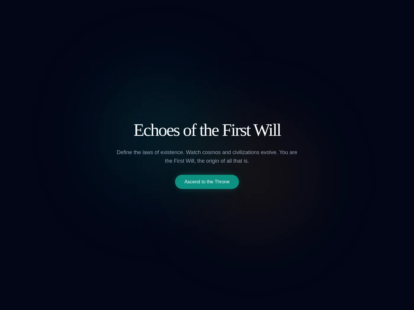 Echoes of the First Will
