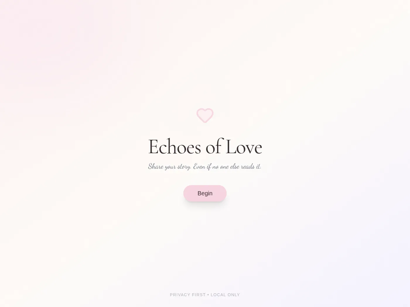 Echoes of Love PWA
