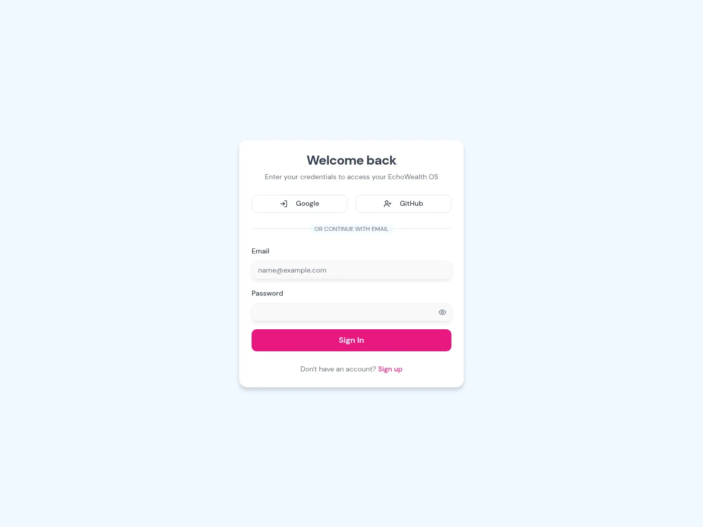 EchoWealth OS 2.0