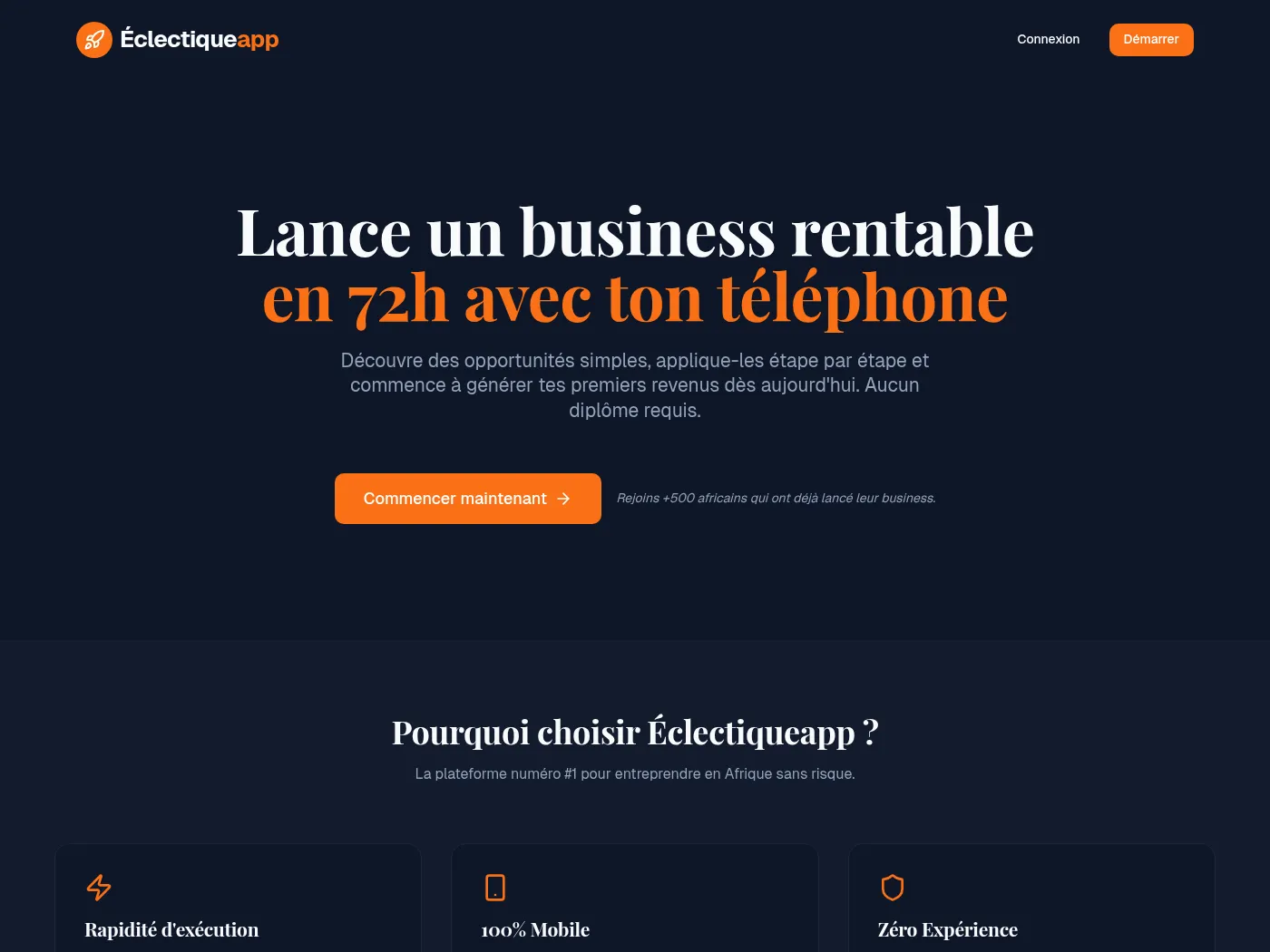 Éclectiqueapp  Platform