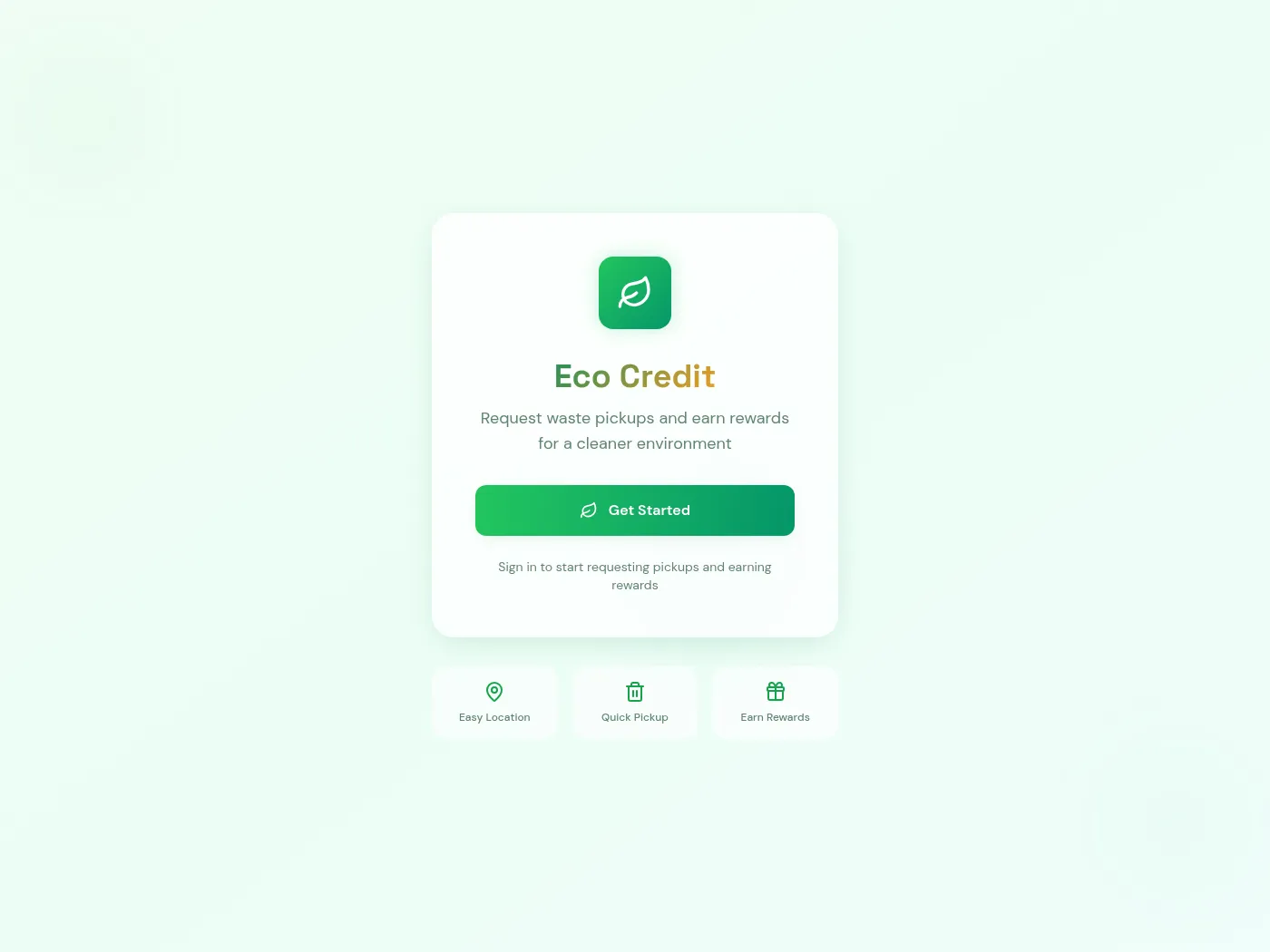 Eco Credit Rewards