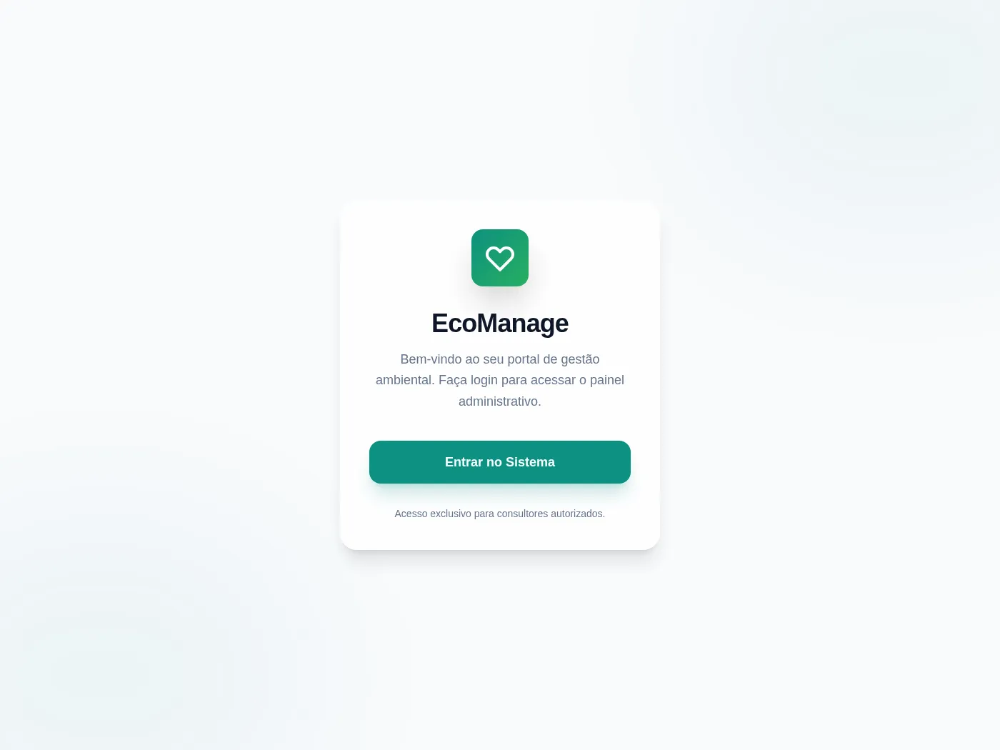 EcoManage Dashboard