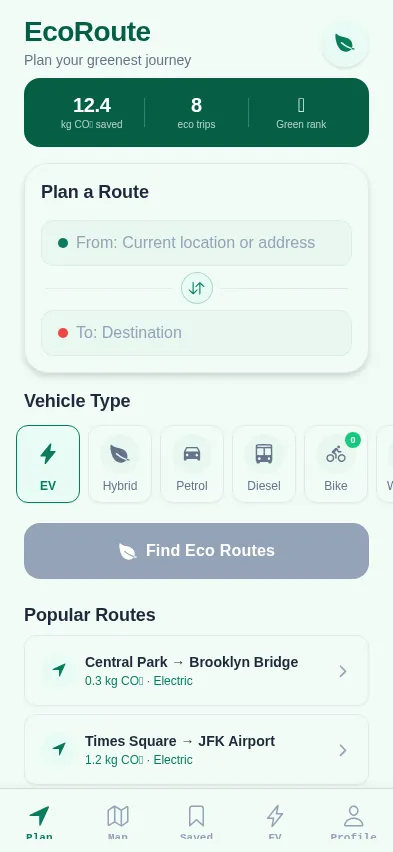 EcoRoute Navigator