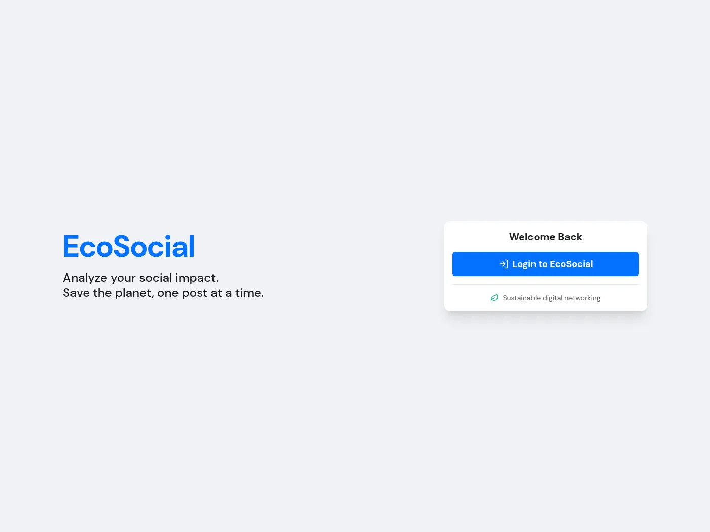 EcoSocial Analyzer
