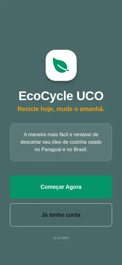 EcoCycle UCO App