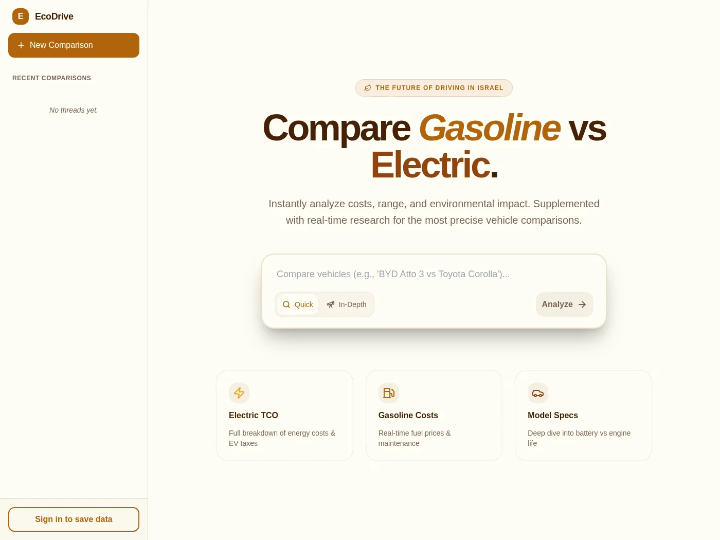 EcoDrive Comparator
