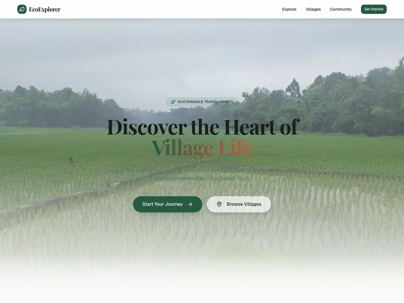 Eco Village Explorer