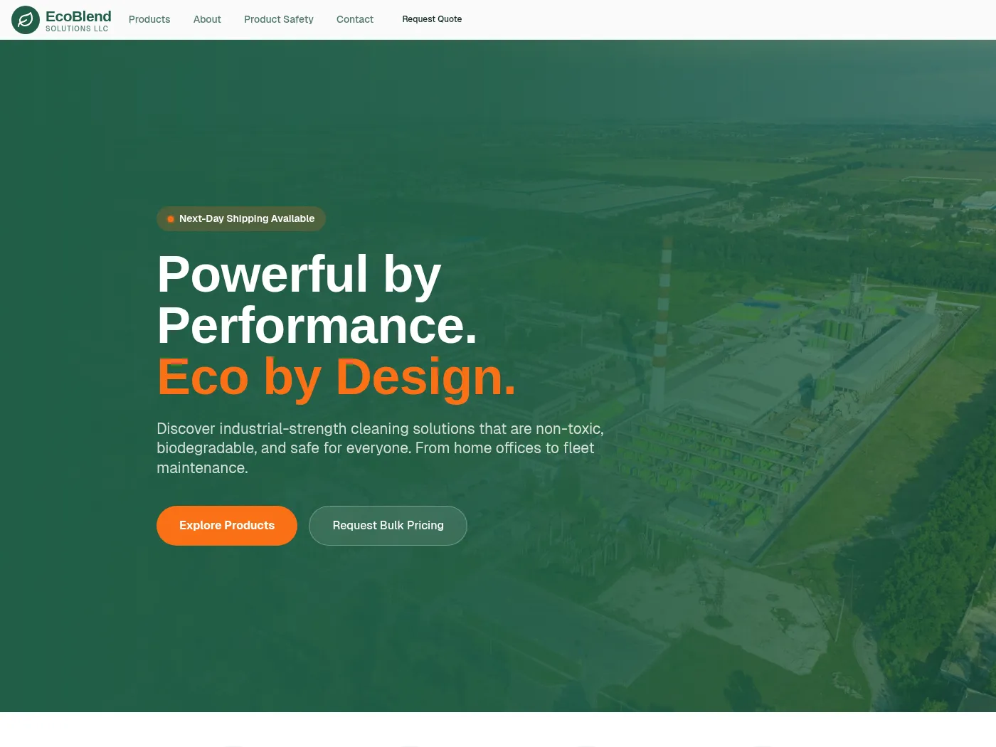 EcoBlend Solutions Site