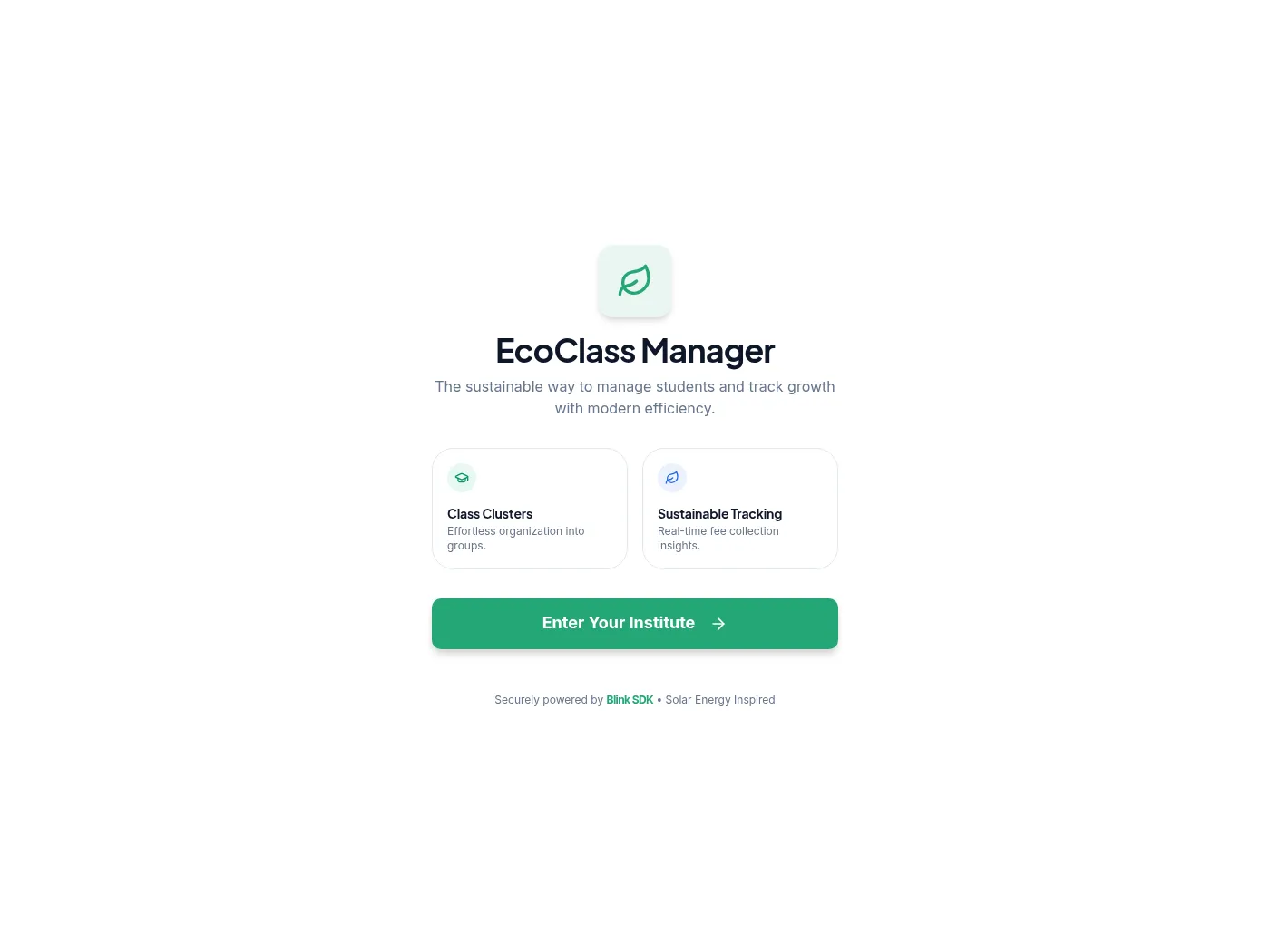 EcoClass Manager