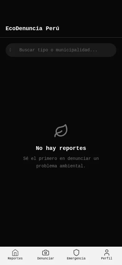 EcoDenuncia Móvil Perú