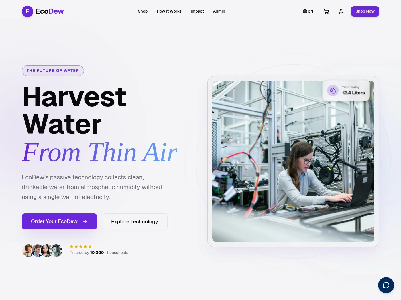EcoDew Shop Platform
