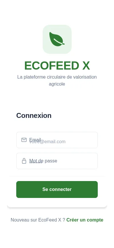 EcoFeed X Platform